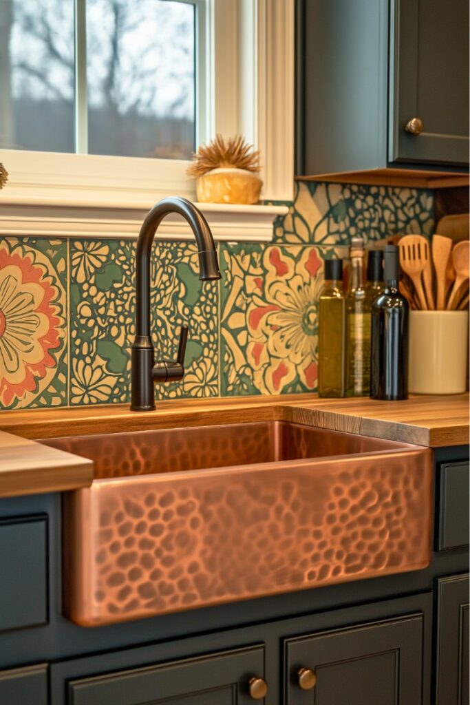 25 Stunning Bohemian Kitchen Sinks Inspirations You’ll Love - H.M.G