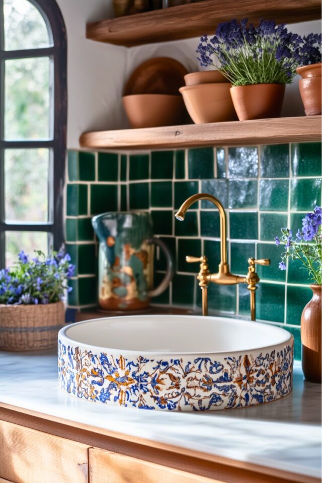 25 Stunning Bohemian Kitchen Sinks Inspirations You’ll Love - H.M.G