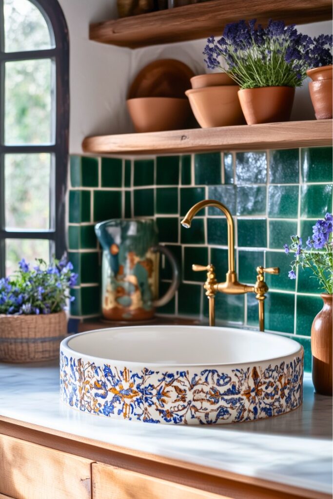 25 Stunning Bohemian Kitchen Sinks Inspirations You’ll Love - H.M.G