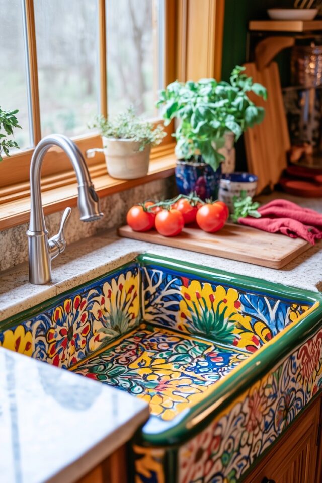 25 Stunning Bohemian Kitchen Sinks Inspirations You’ll Love - H.M.G