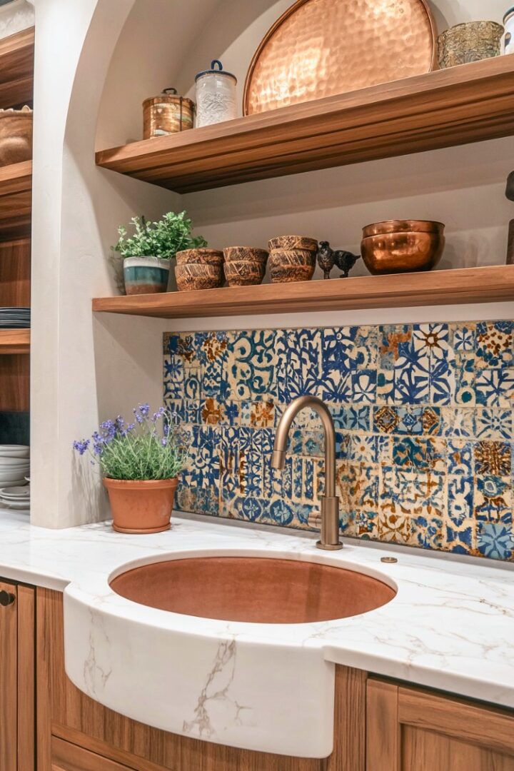 25 Stunning Bohemian Kitchen Sinks Inspirations You’ll Love - H.M.G