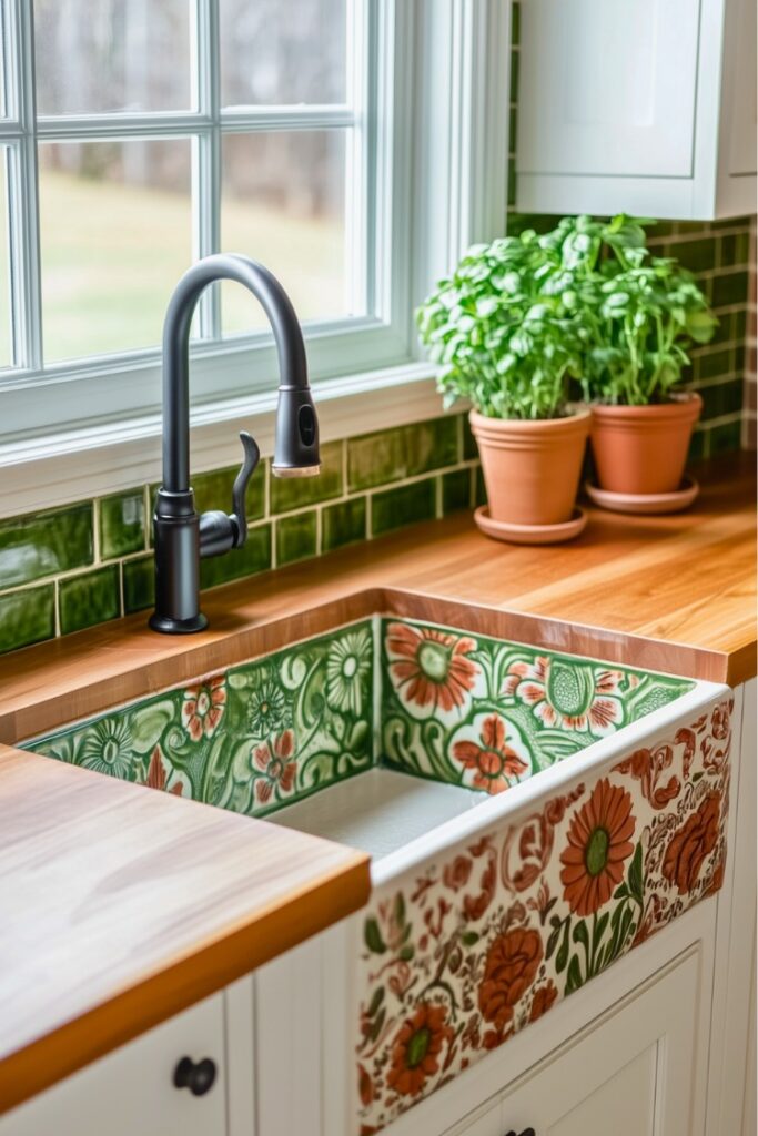 25 Stunning Bohemian Kitchen Sinks Inspirations You’ll Love - H.M.G