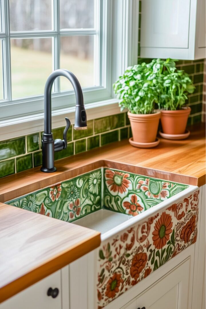 25 Stunning Bohemian Kitchen Sinks Inspirations You’ll Love - H.M.G
