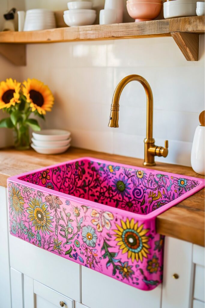 25 Stunning Bohemian Kitchen Sinks Inspirations You’ll Love - H.M.G