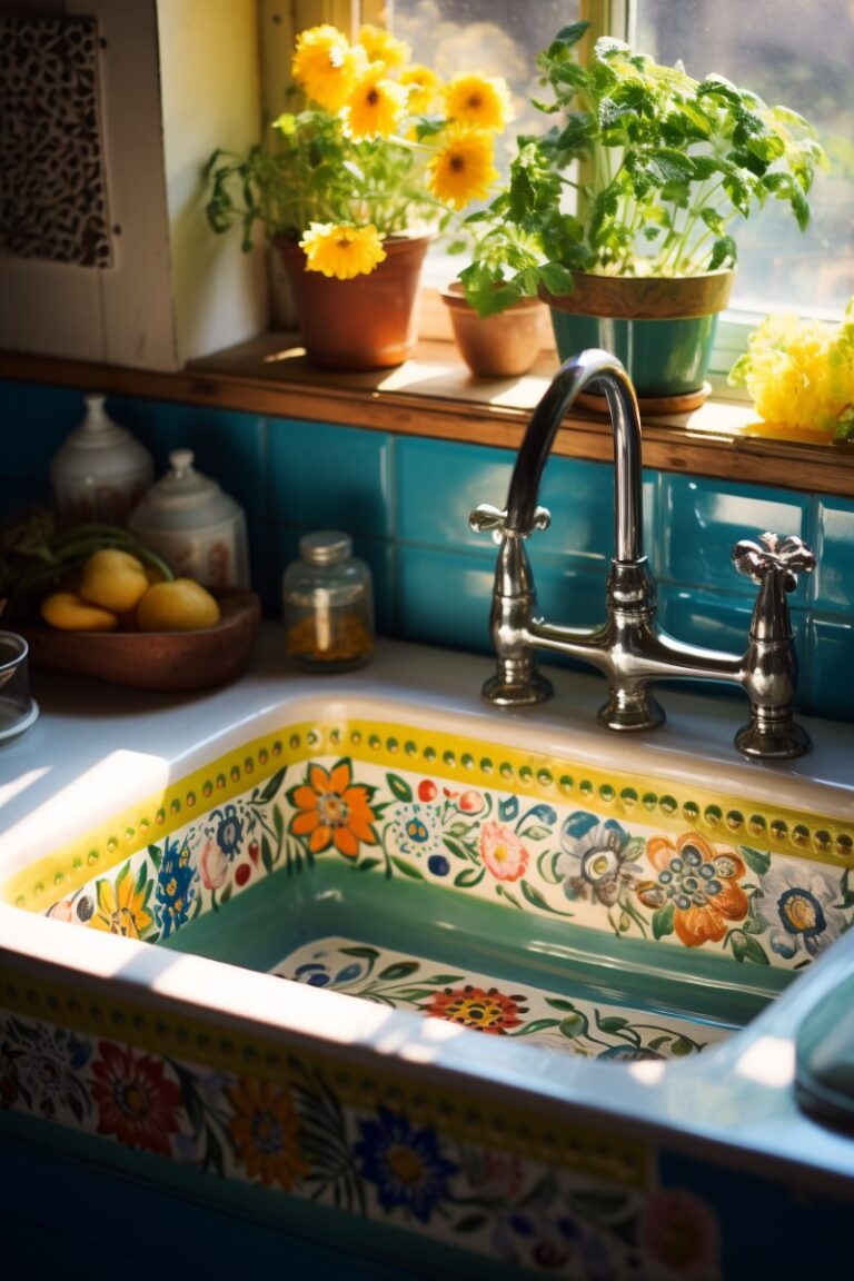 30 Stunning Bohemian Kitchen Sink Inspirations You'll Love - H.M.G