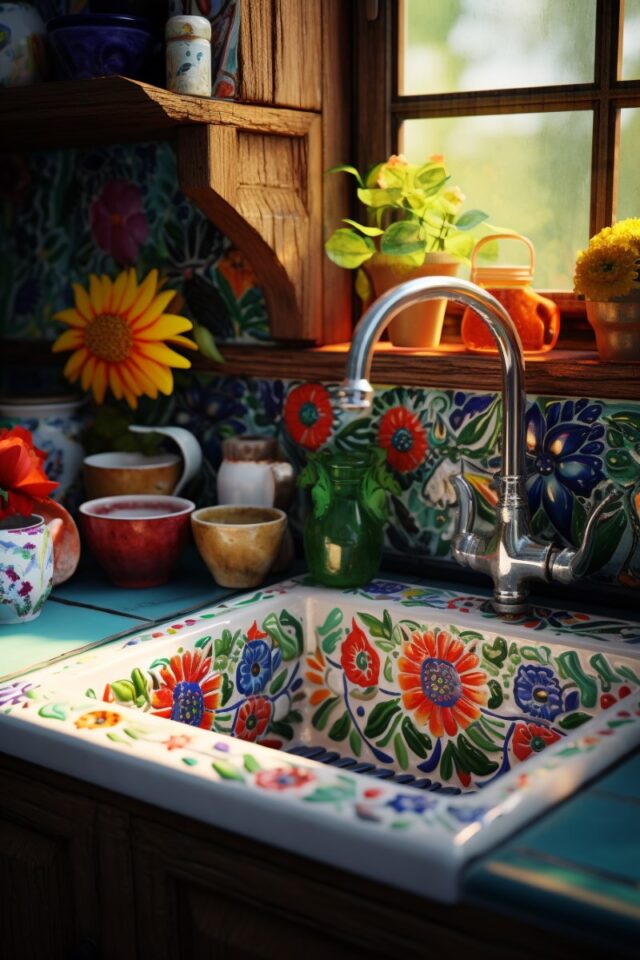 30 Stunning Bohemian Kitchen Sink Inspirations You'll Love - H.M.G