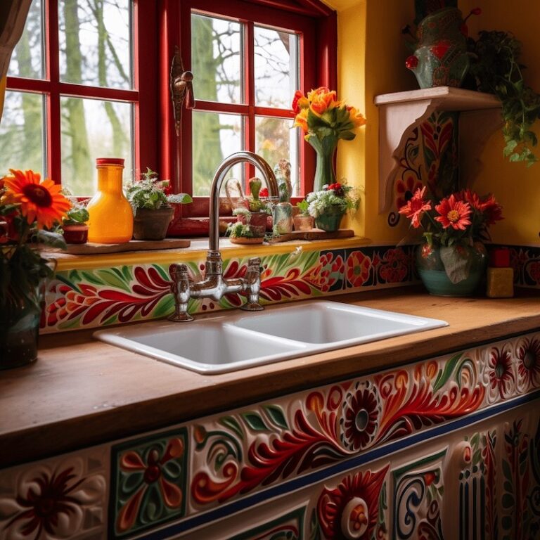30 Stunning Bohemian Kitchen Sink Inspirations You'll Love - H.M.G