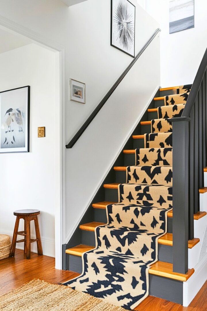 25+ Bohemian Staircase Designs to Elevate Your Home's Aesthetic - H.M.G