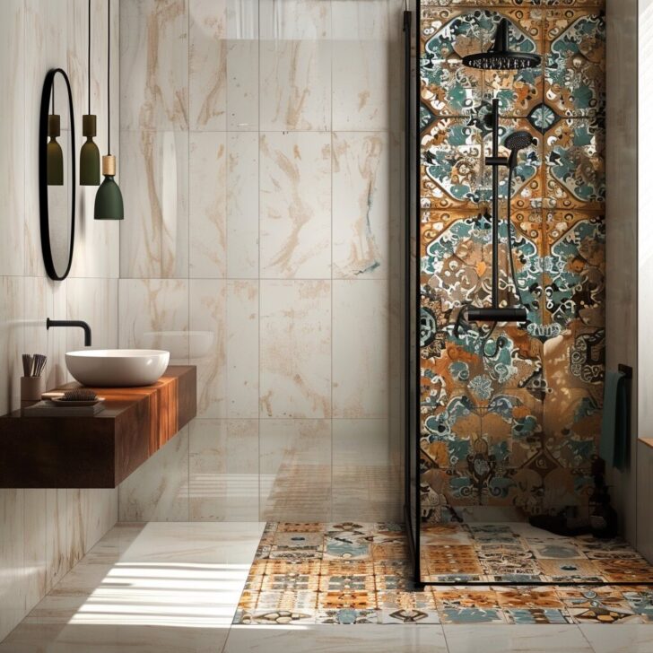 15+ Boho Chic Shower Tile Inspirations to Transform Your Morning Ritual ...