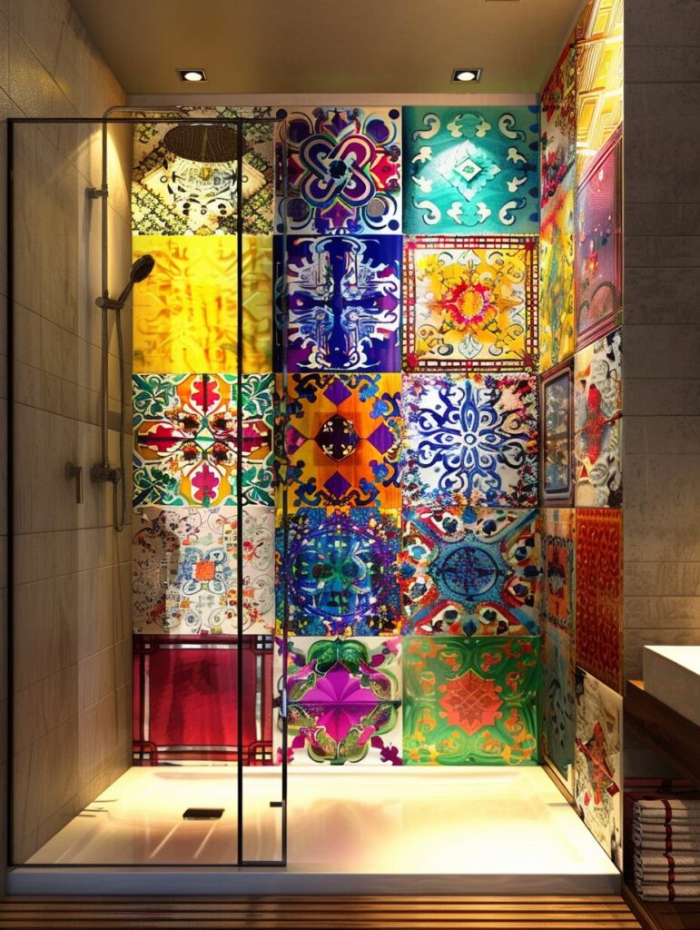 15+ Boho Chic Shower Tile Inspirations to Transform Your Morning Ritual ...