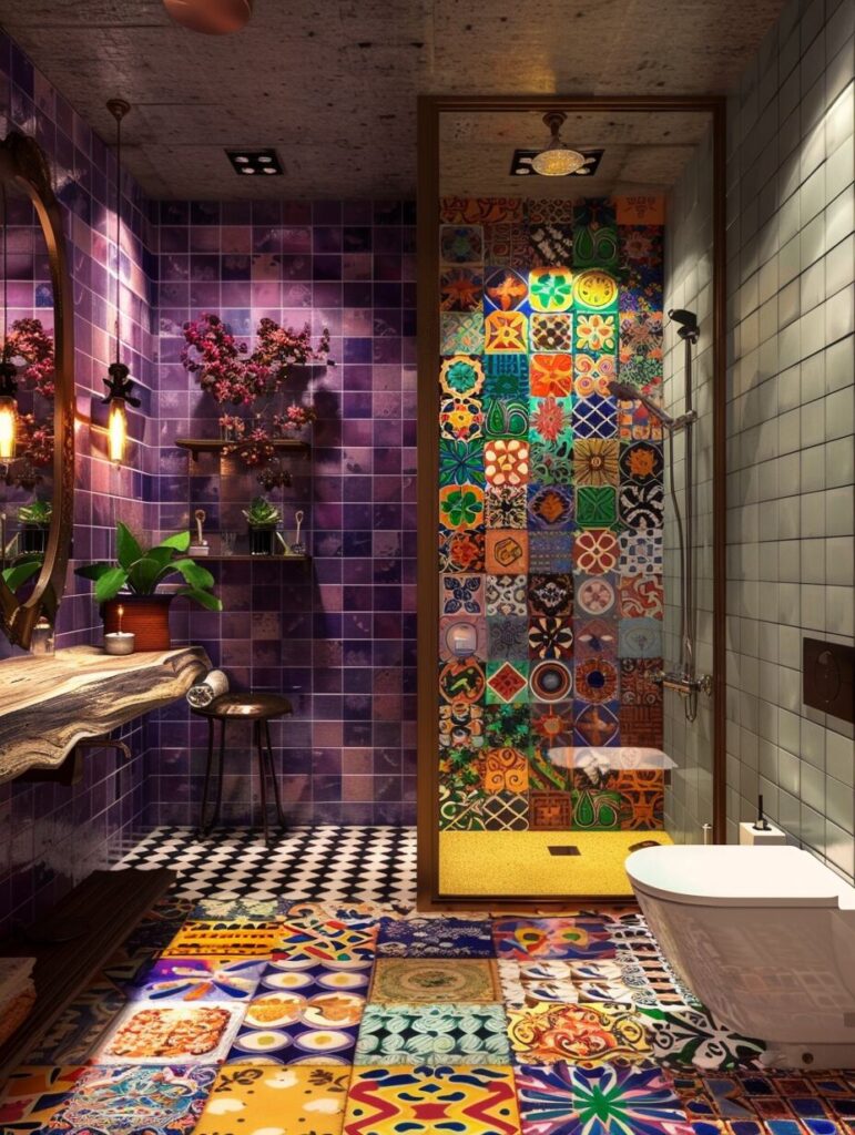 15+ Boho Chic Shower Tile Inspirations to Transform Your Morning Ritual ...