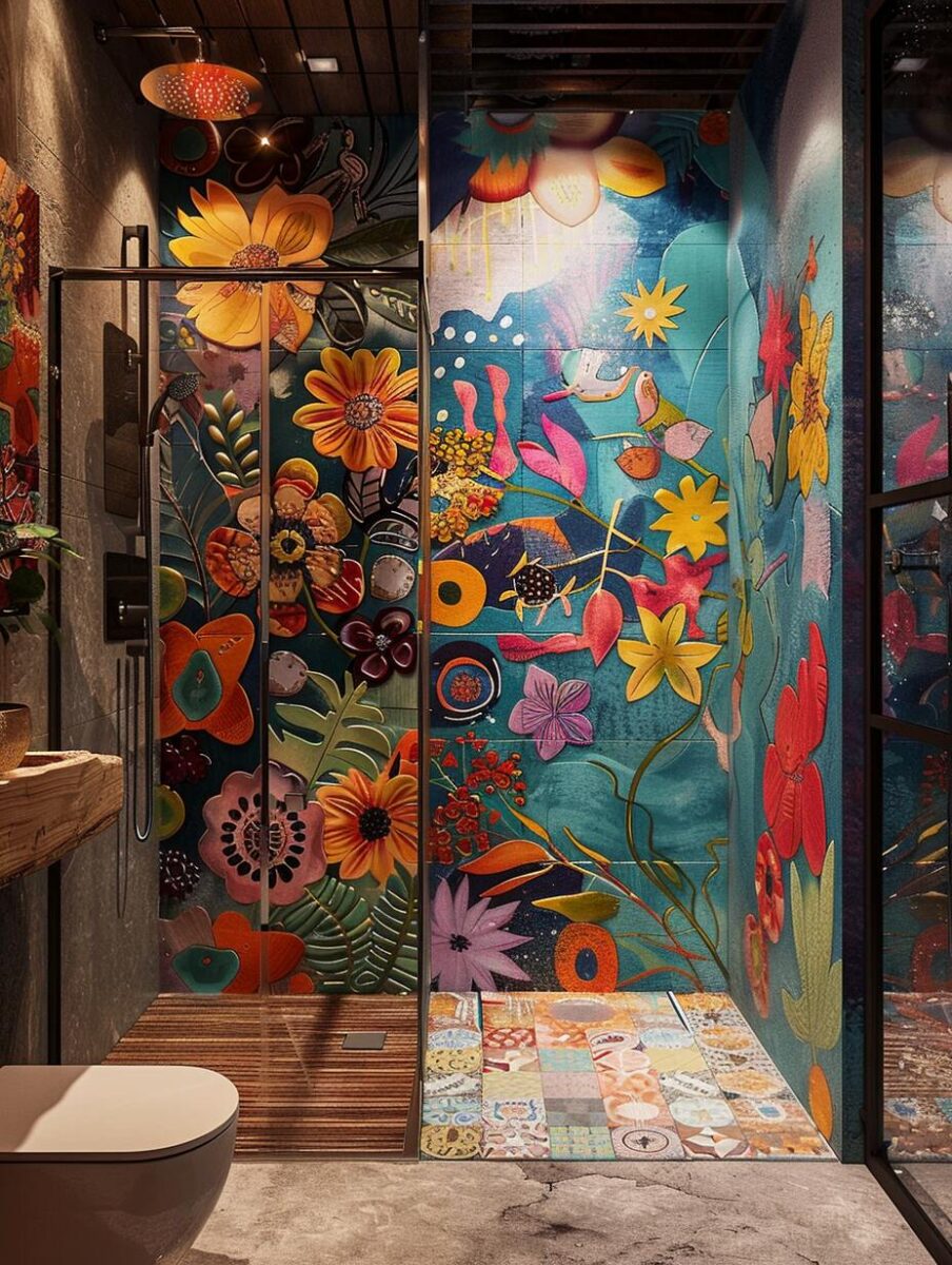 15+ Boho Chic Shower Tile Inspirations to Transform Your Morning Ritual ...