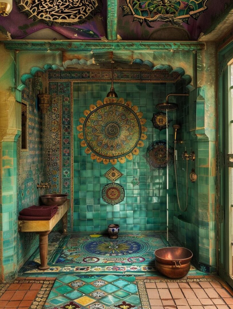 15+ Boho Chic Shower Tile Inspirations to Transform Your Morning Ritual ...