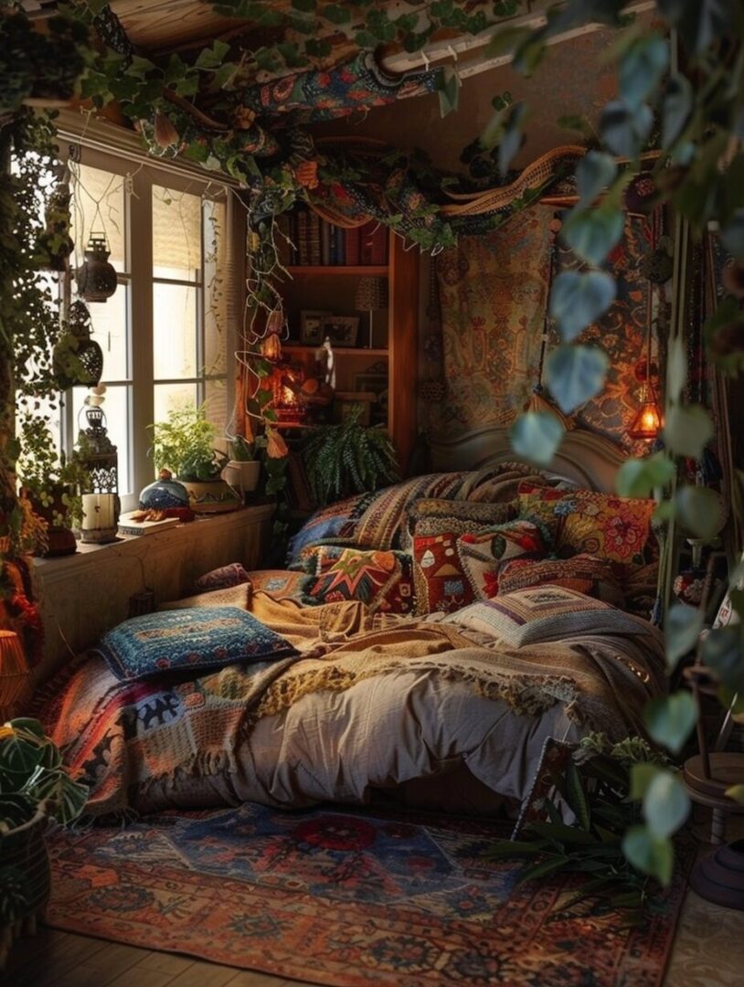 30 Bohemian Bedroom Inspirations for a Whimsical Rest - Home Made Graceful