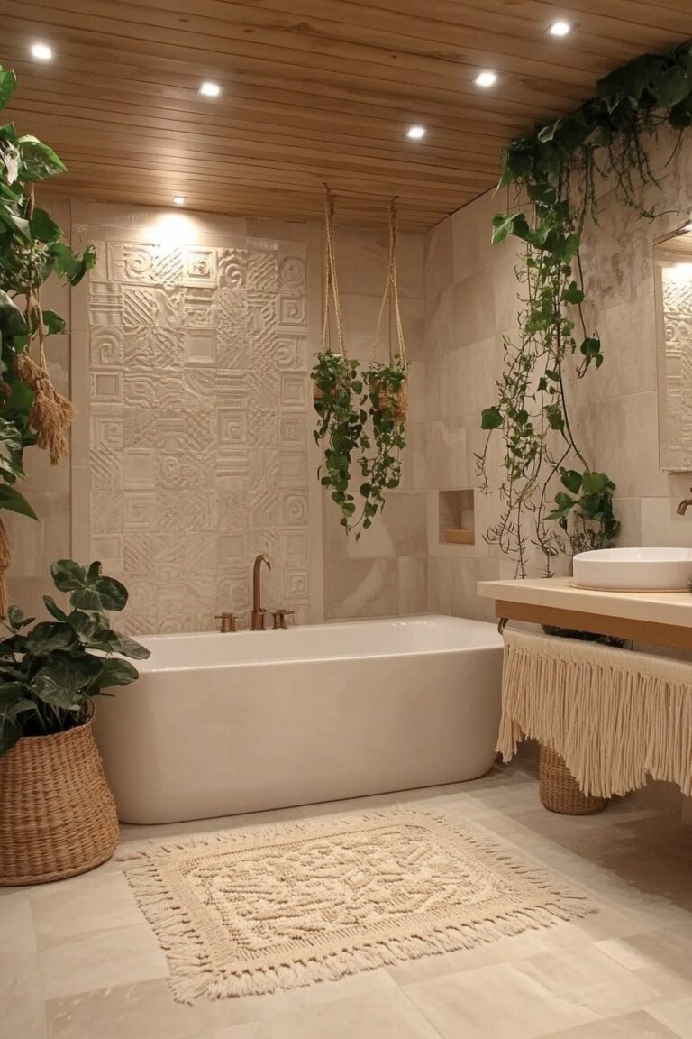 20+ Boho Bathroom Havens to Inspire Your Next Remodel - H.M.G