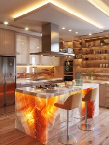 52 Chic U-Shape Kitchen Designs with Island For Your Next Kitchen ...