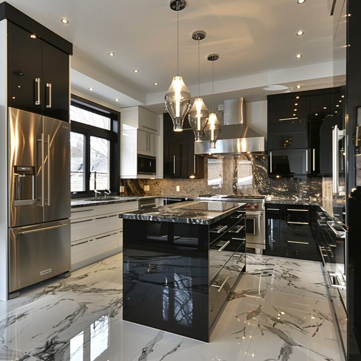 52 Chic U-Shape Kitchen Designs with Island For Your Next Kitchen ...