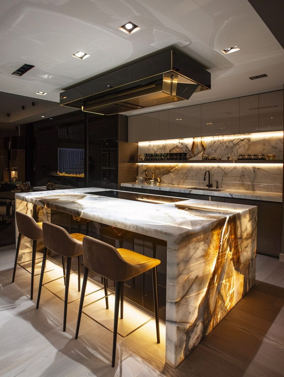 52 Chic U-Shape Kitchen Designs with Island For Your Next Kitchen ...