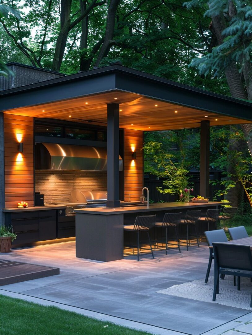 31 Modern Outdoor Kitchen Ideas for Every Al Fresco Dining - H.M.G