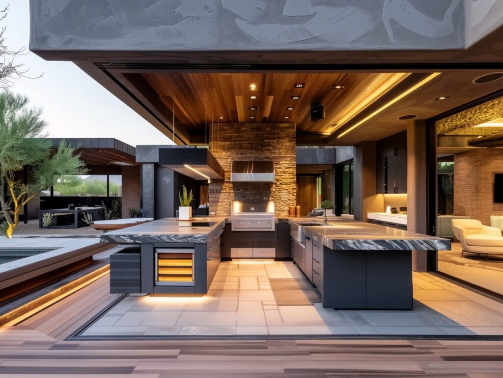 31 Modern Outdoor Kitchen Ideas for Every Al Fresco Dining - H.M.G