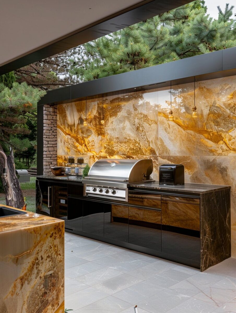 20+ Modern Outdoor Kitchen Ideas for Every Al Fresco Dining - H.M.G