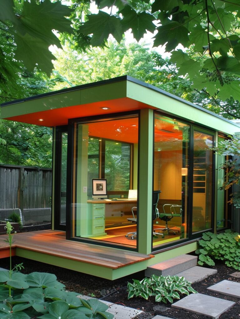 25+ Creative Backyard Office Ideas for Peaceful Productivity - H.M.G