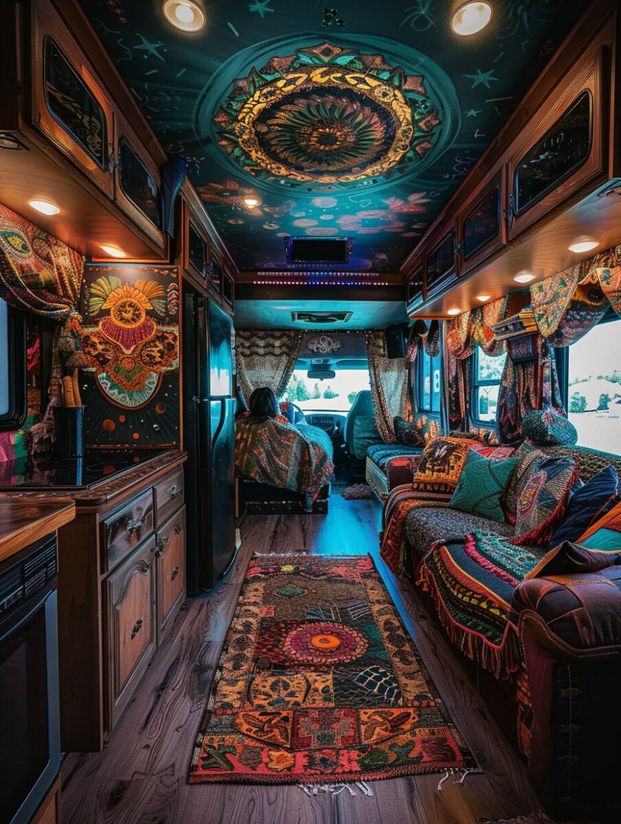 25 Stunning Bohemian Camper Van Interiors to Inspire Your Wanderlust ...