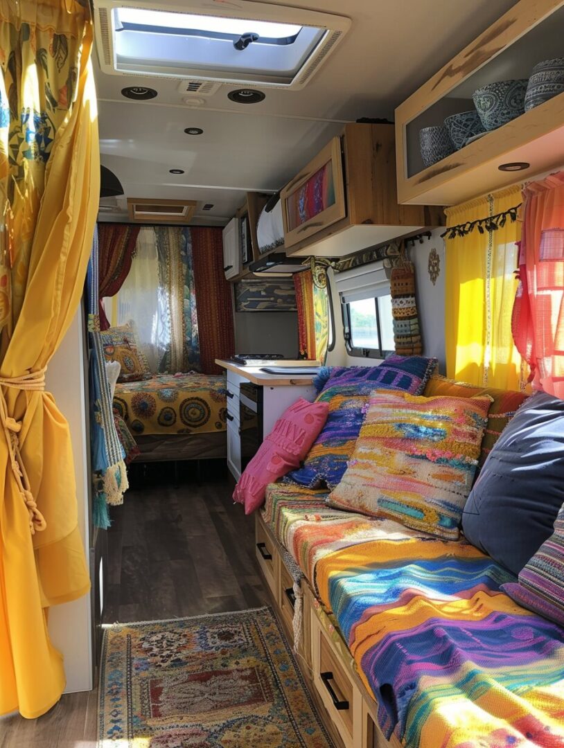 25 Stunning Bohemian Camper Van Interiors to Inspire Your Wanderlust ...