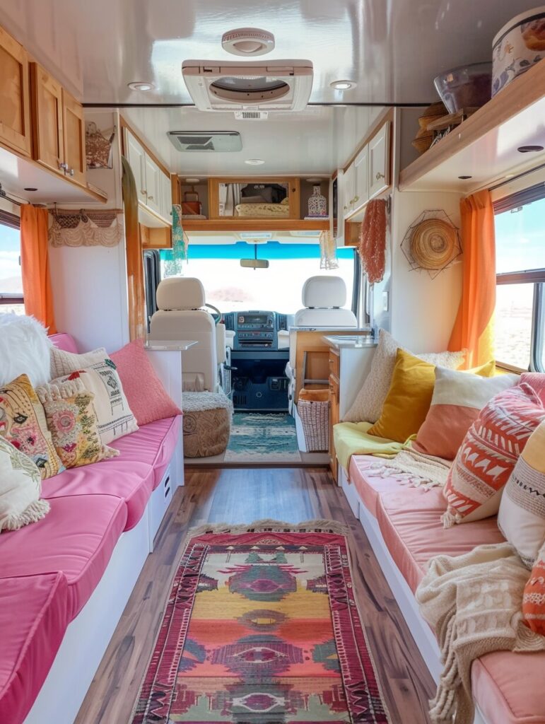 15+ Stunning Bohemian Camper Van Interiors to Inspire Your Wanderlust ...