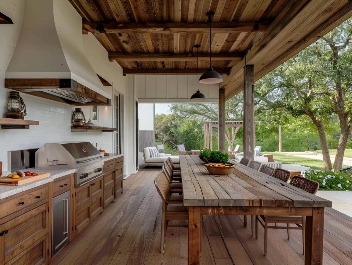 20+ Modern Outdoor Kitchen Ideas for Every Al Fresco Dining - H.M.G