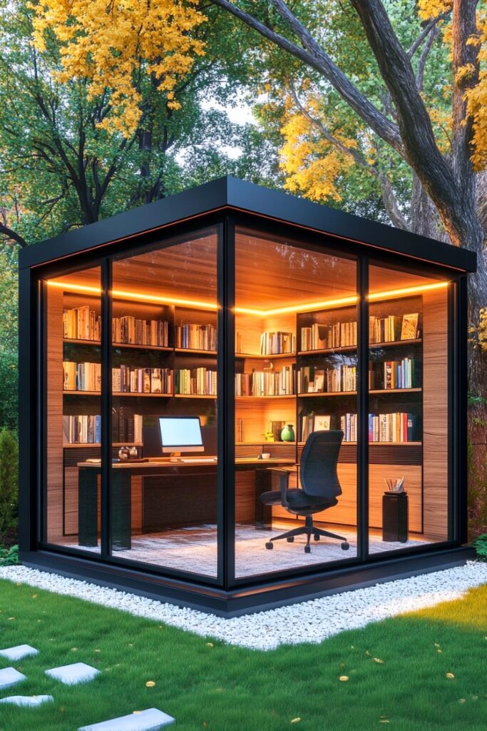 20 Creative Backyard Office Ideas for Peaceful Productivity - H.M.G