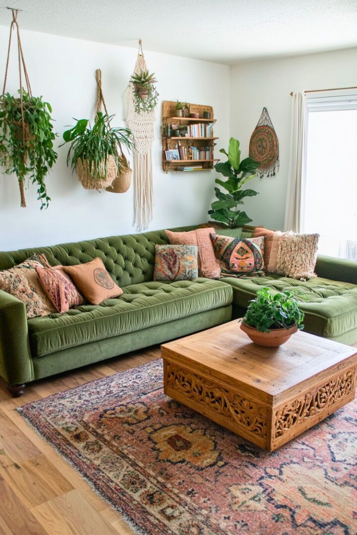 18 Boho Couch Ideas to Infuse Your Living Room with Free-Spirited Charm ...