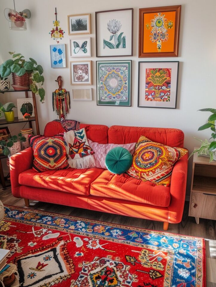 20+ Boho Couch Ideas to Infuse Your Living Room with Free-Spirited ...