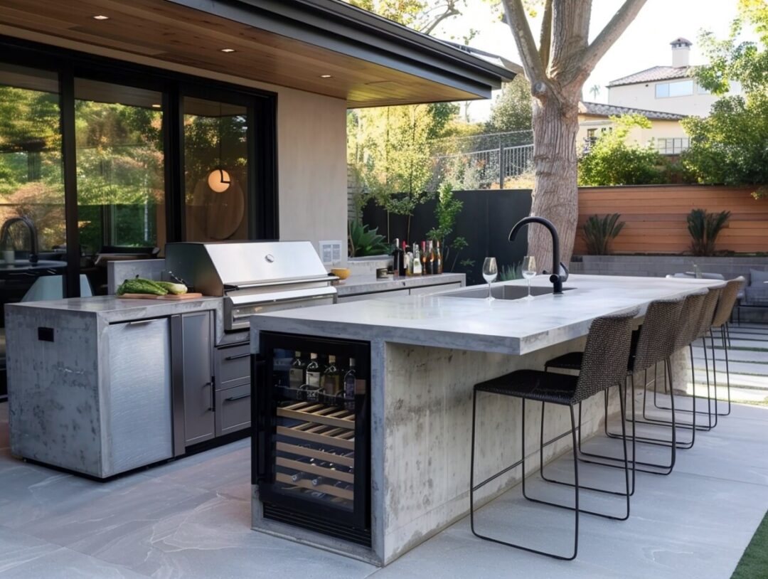 20+ Modern Outdoor Kitchen Ideas for Every Al Fresco Dining - H.M.G