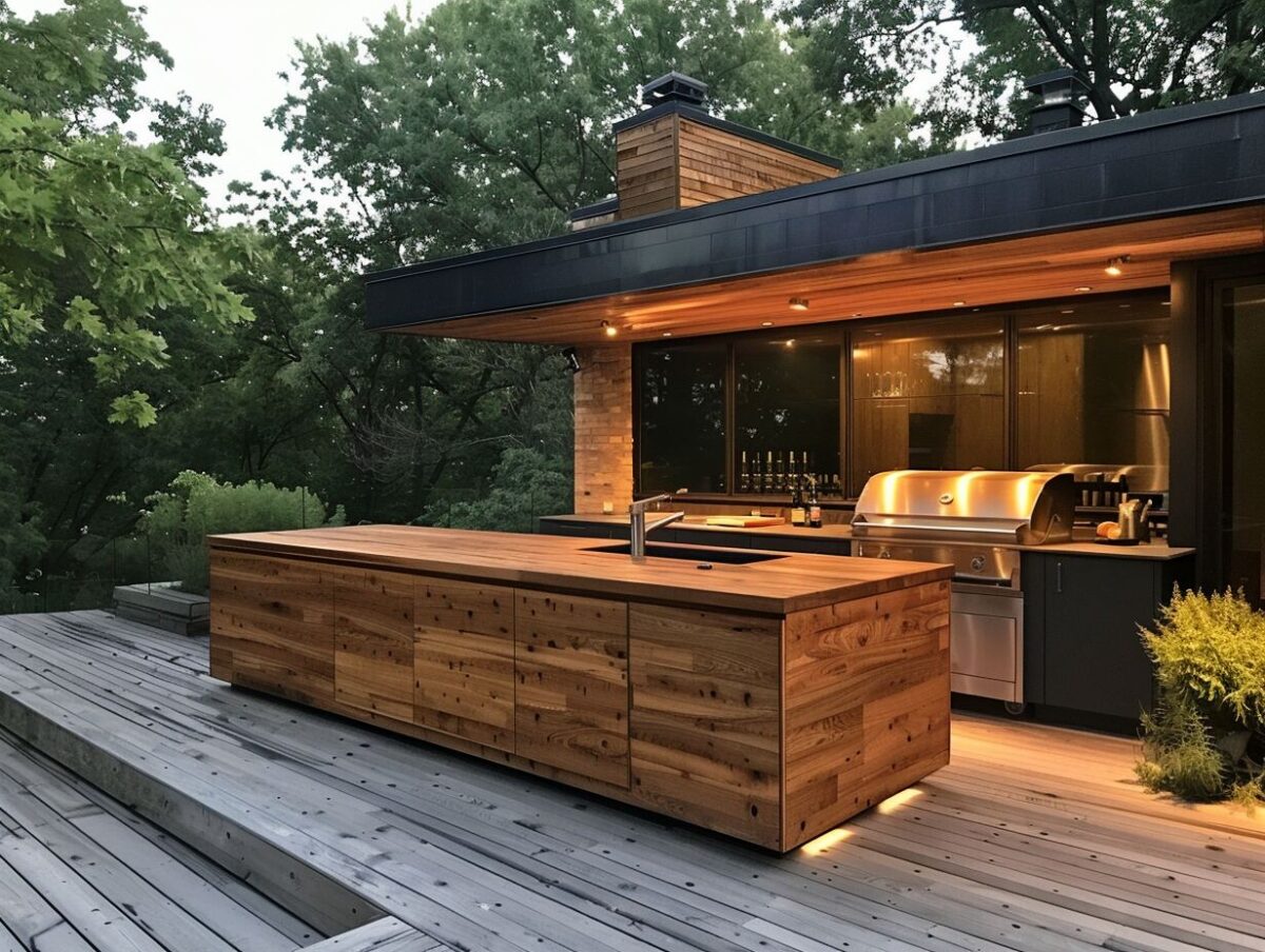 20+ Modern Outdoor Kitchen Ideas for Every Al Fresco Dining - H.M.G