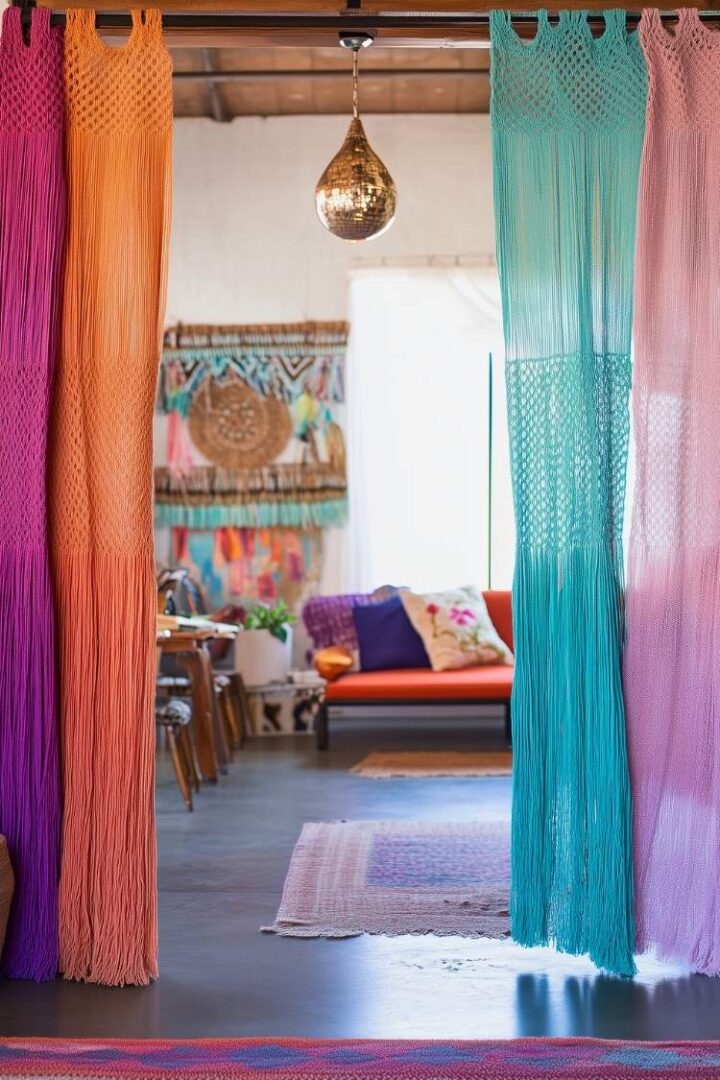 15+ Boho Curtain Designs for the Free Spirit - H.M.G