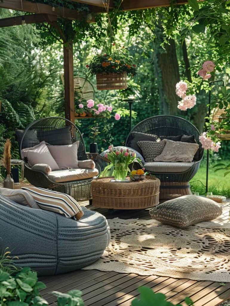 26 Stunning Boho Patio Decor Ideas - H.M.G