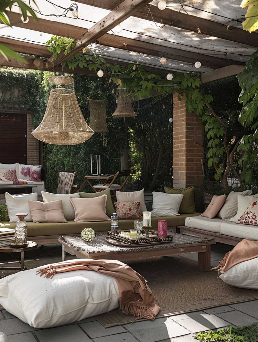 26 Stunning Boho Patio Decor Ideas - H.M.G