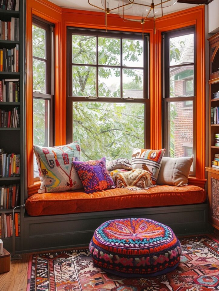 30 Stunning Boho Reading Nook Ideas for Book Lovers - H.M.G