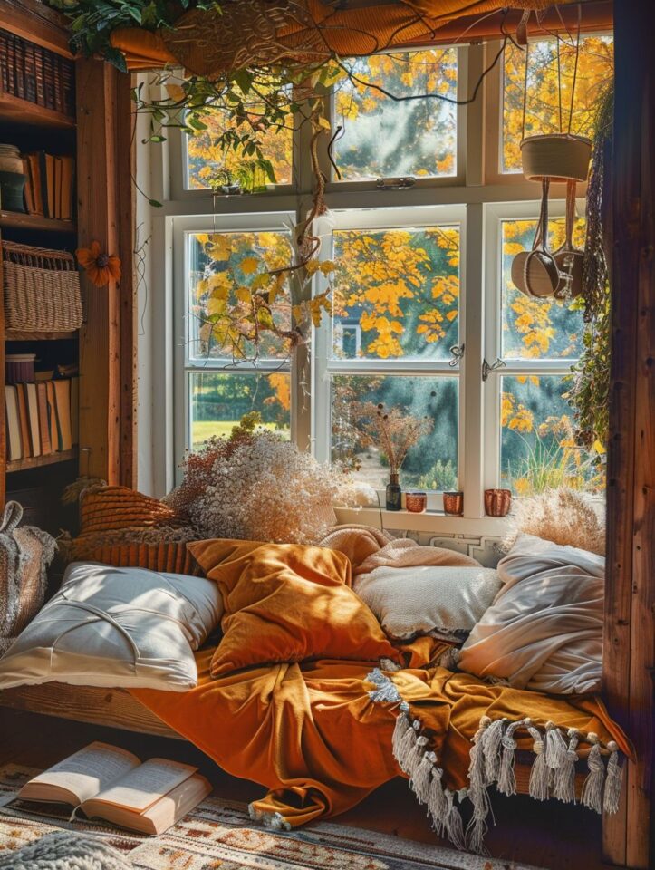 30 Stunning Boho Reading Nook Ideas for Book Lovers - H.M.G