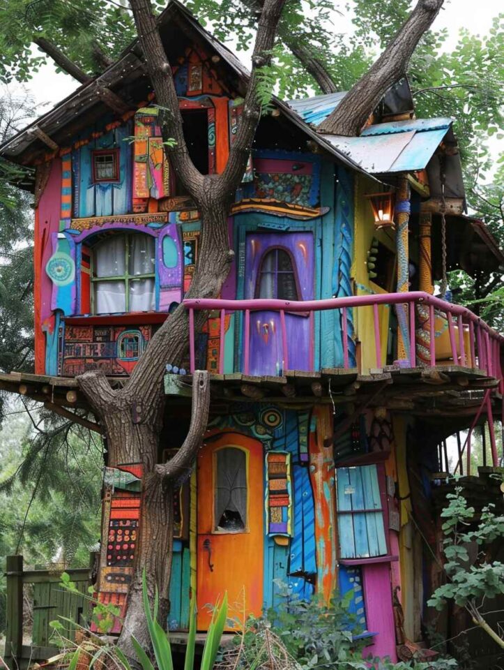 25 Chic Boho Treehouse Ideas for the Free-Spirited - H.M.G