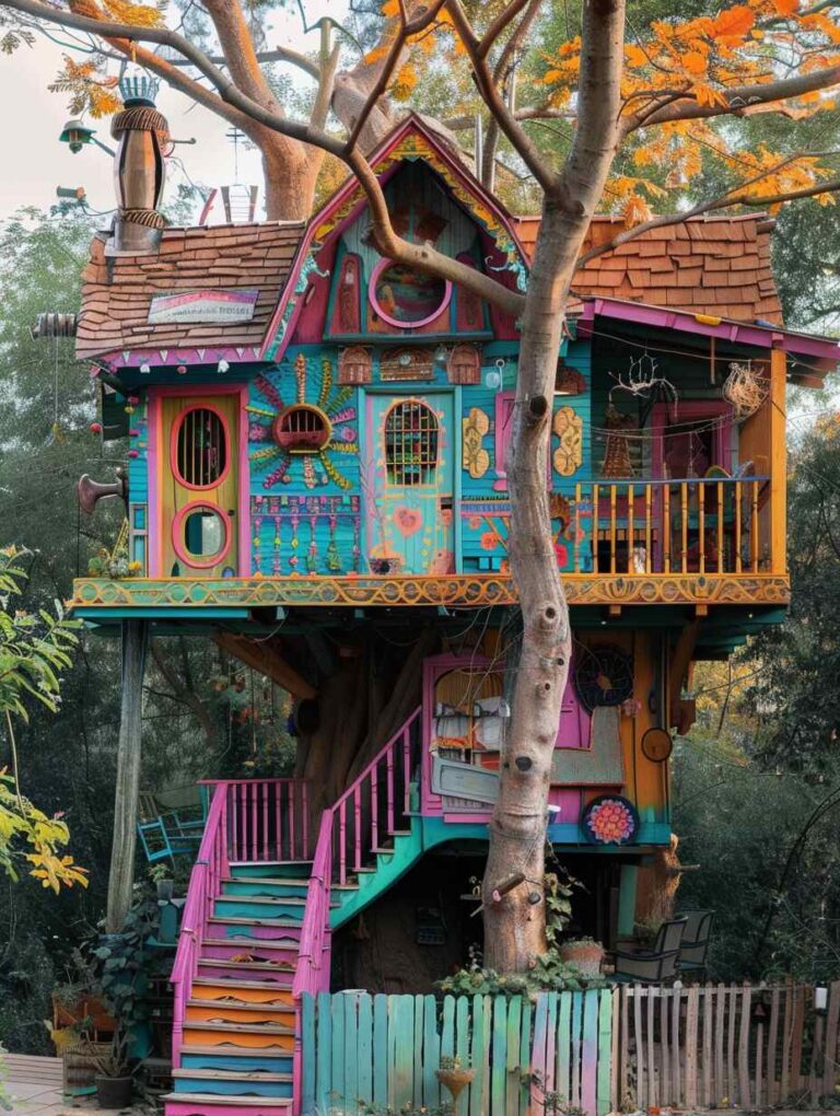 25 Chic Boho Treehouse Ideas for the Free-Spirited - H.M.G