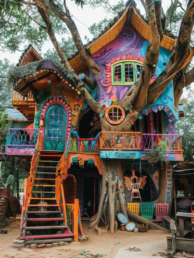 25 Chic Boho Treehouse Ideas for the Free-Spirited - H.M.G