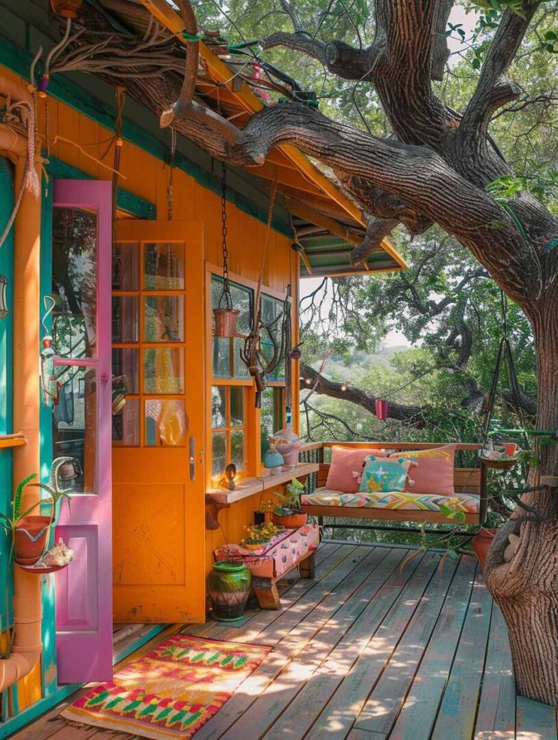 25 Chic Boho Treehouse Ideas for the Free-Spirited - H.M.G
