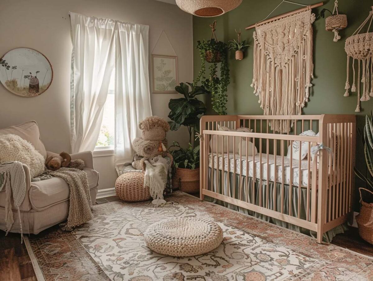 20+ Chic Gender-Neutral Boho Nursery Room Inspirations - H.M.G
