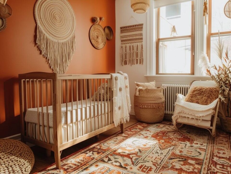 20+ Chic Gender-Neutral Boho Nursery Room Inspirations - H.M.G