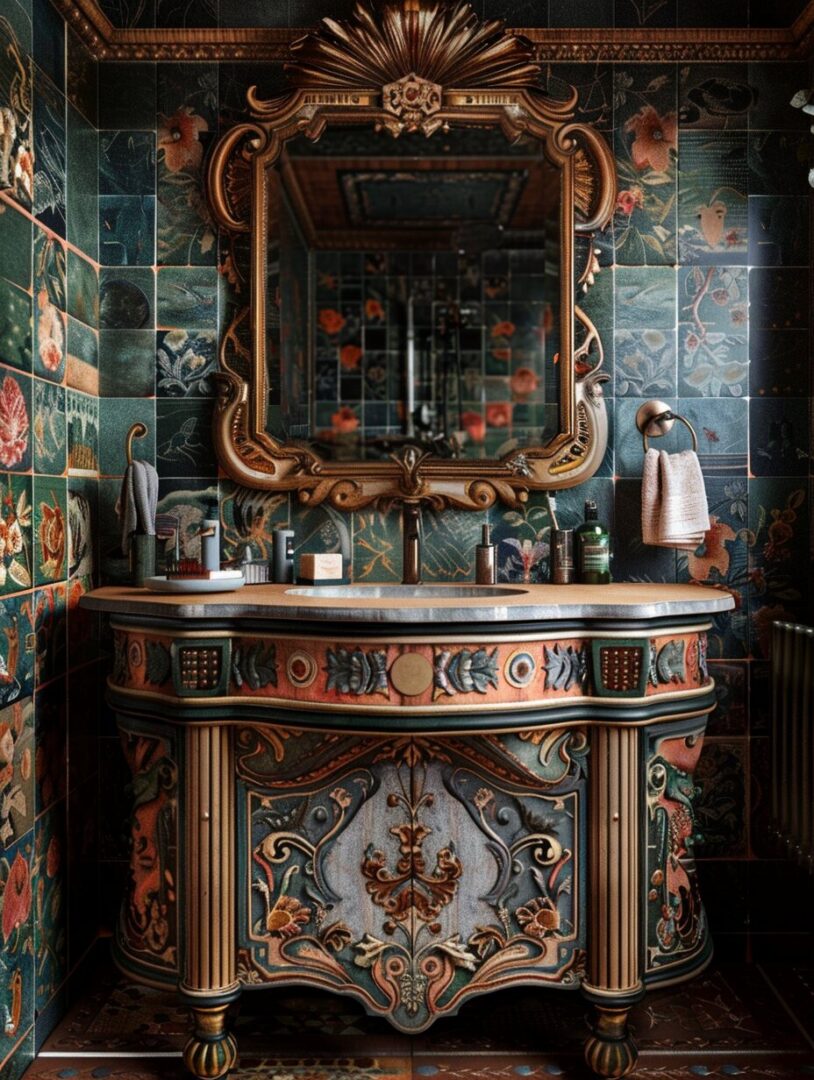 25+ Enchanting Boho Bathroom Sink Designs You'll Love - H.M.G