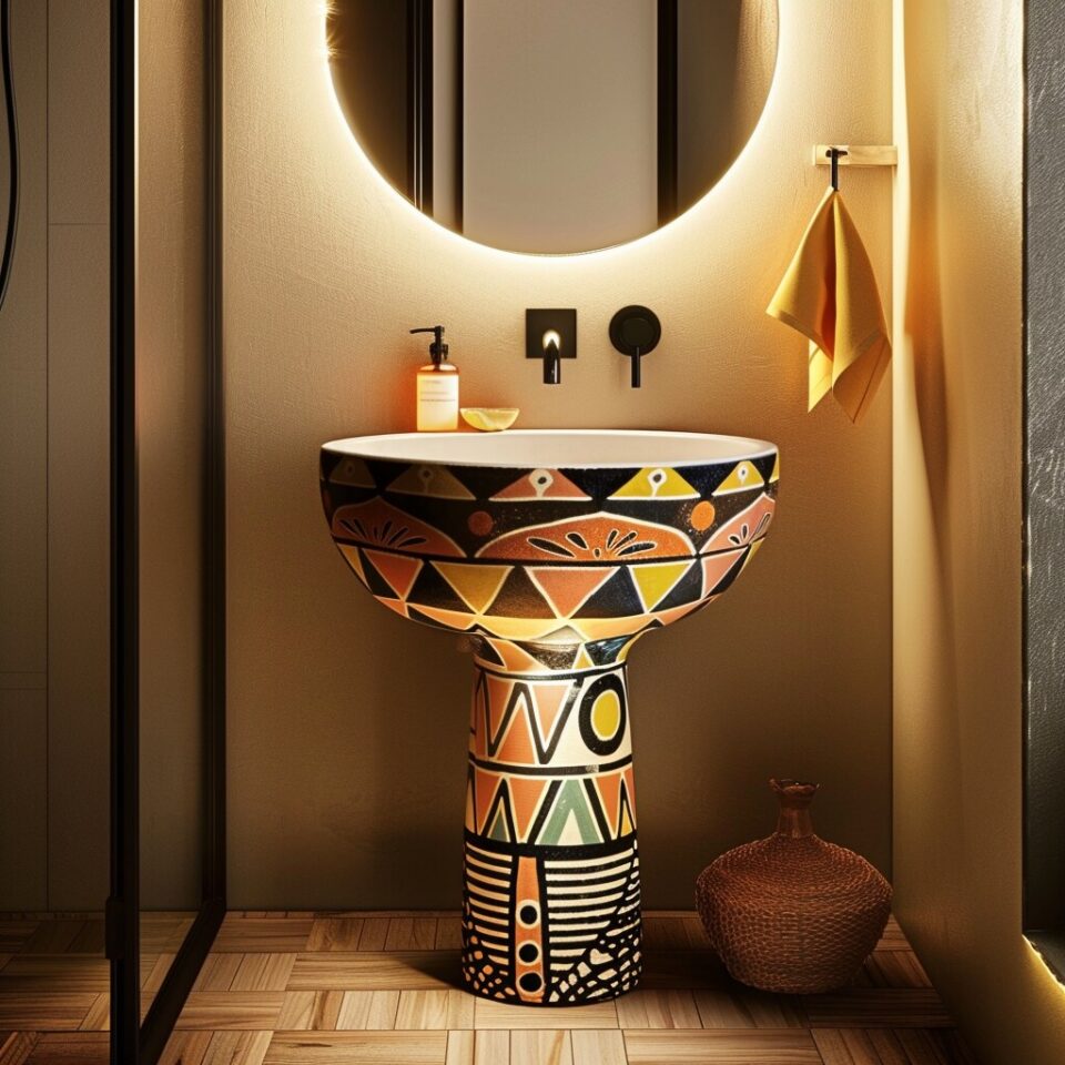15+ Enchanting Boho Bathroom Sink Designs You'll Love - H.M.G