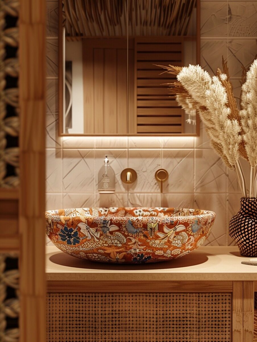 15+ Enchanting Boho Bathroom Sink Designs You'll Love - H.M.G