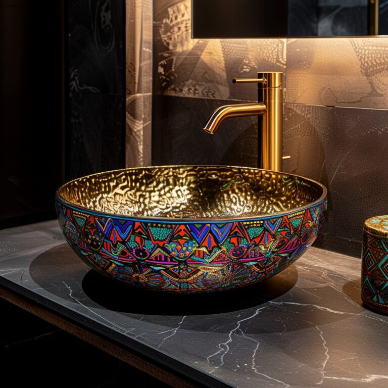 15+ Enchanting Boho Bathroom Sink Designs You'll Love - H.M.G